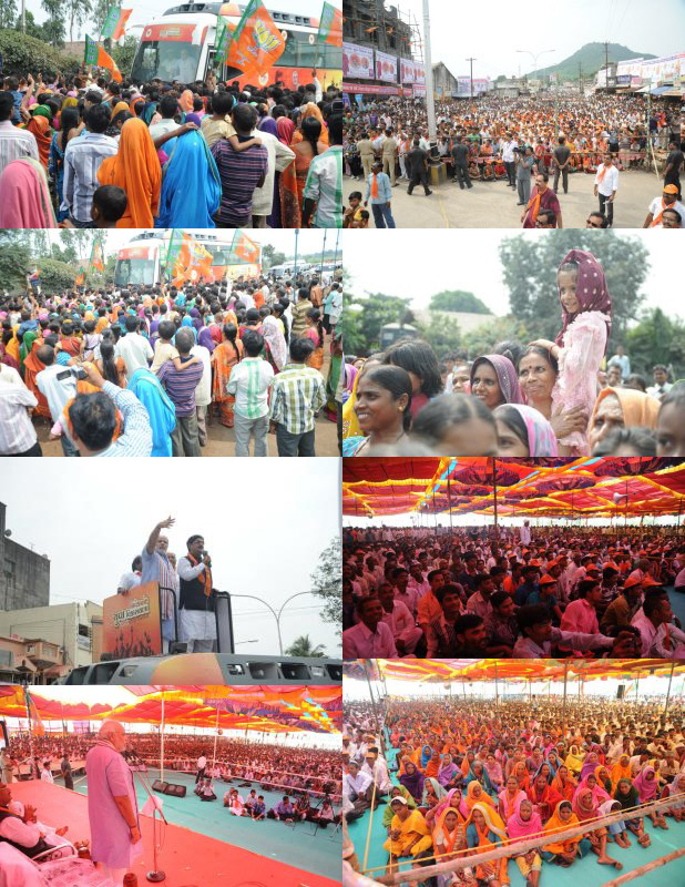 In pictures: Narendra Modi’s yatra in south/central Gujarat | DeshGujarat