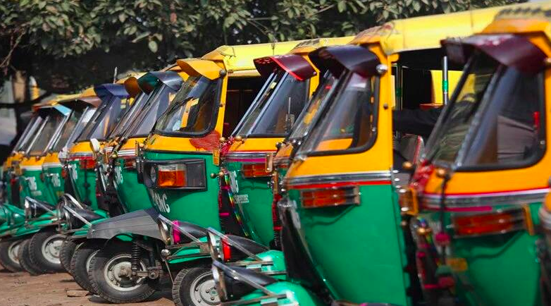 Partial response to auto rickshaw strike call in Ahmedabad; stone ...